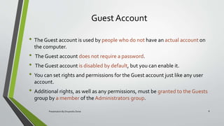 User account (Windows) | PPTX