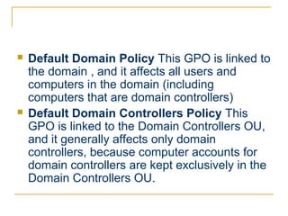 User account policy | PPT