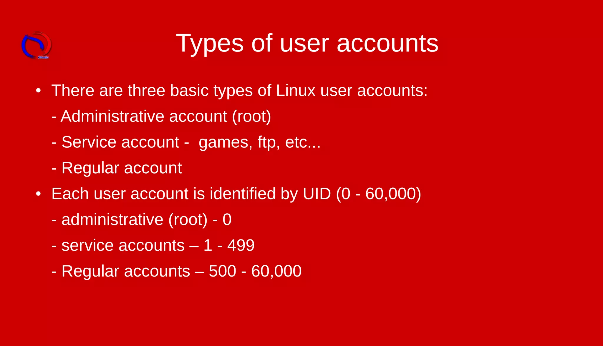 Useradmin | PPT
