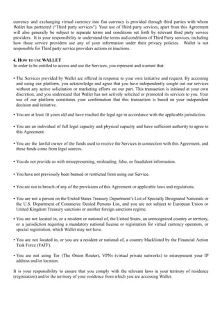 Official user agreement, usage rules, and legal terms ( PDF) | PDF