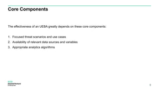 User and entity behavior analytics: building an effective solution | PPTX