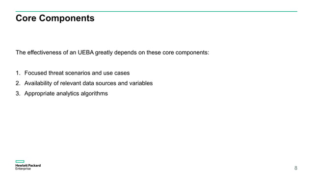 User and entity behavior analytics: building an effective solution | PPTX