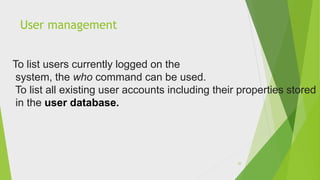 User and groups administrator | PPTX