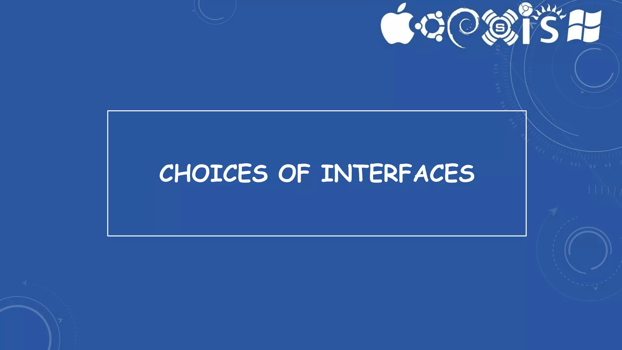 User And Operating System Interface Pptx Operating Systems