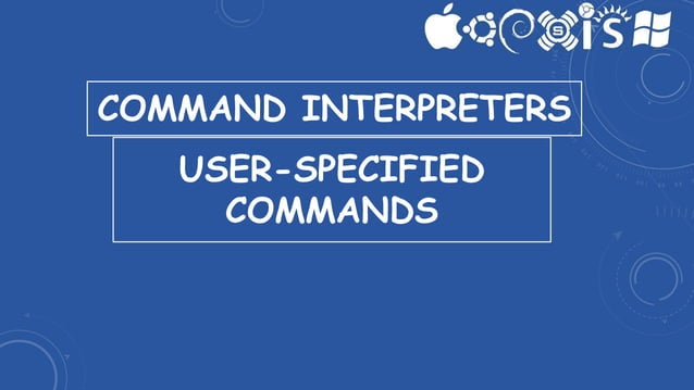 User and Operating System Interface | PPTX | Operating Systems ...