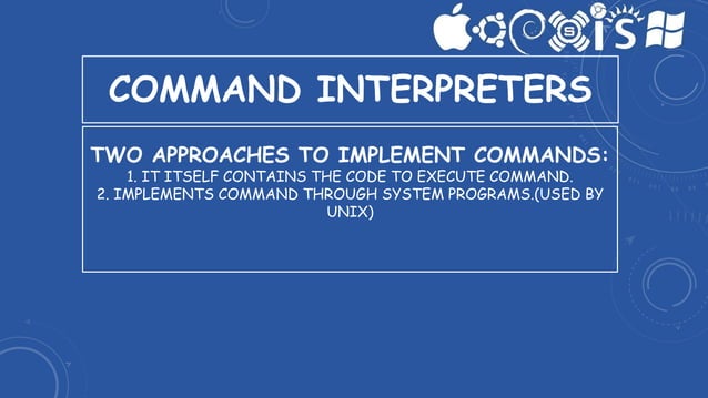 User and Operating System Interface | PPTX | Operating Systems ...