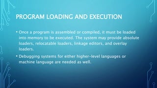 User and system programs | PPT