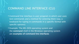 User and system programs | PPTX
