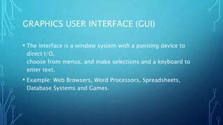 User and system programs | PPTX