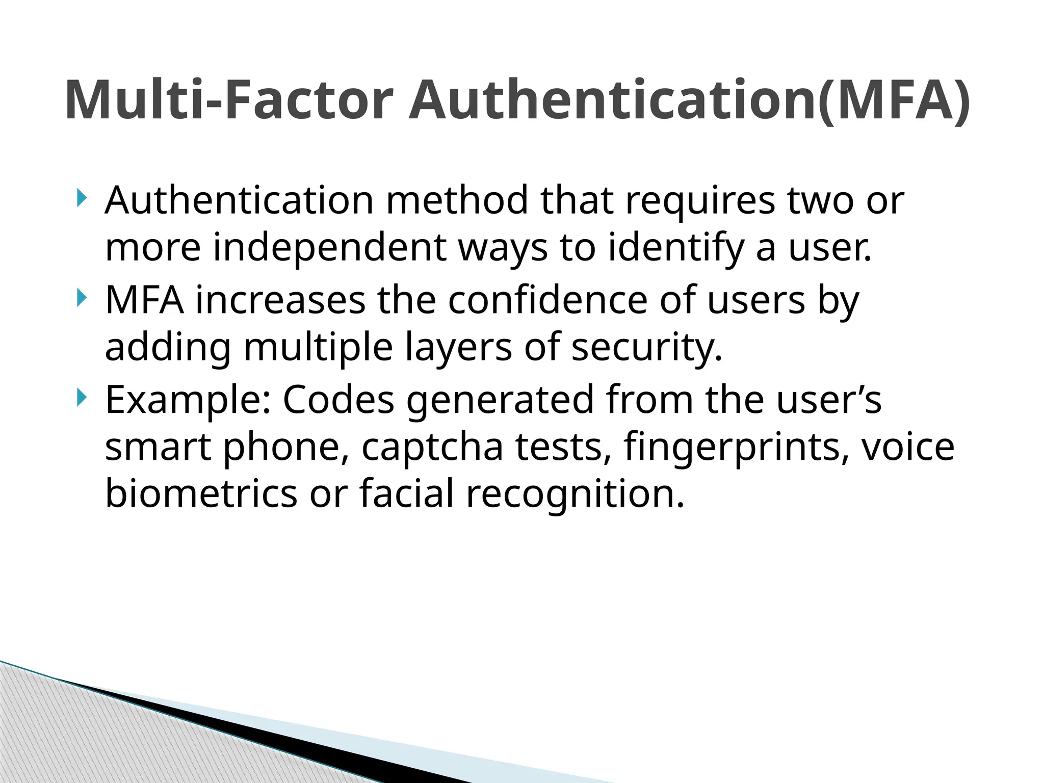 USER AUTHENTICATION in information security.pptx