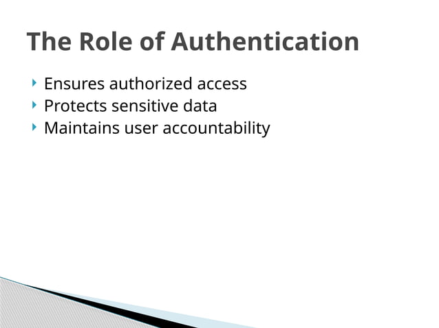 USER AUTHENTICATION in information security.pptx