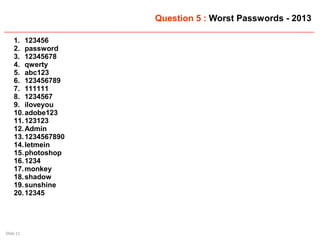 User authentication trends | PPT