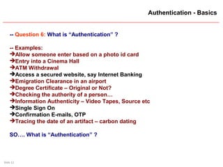 User authentication trends | PPT