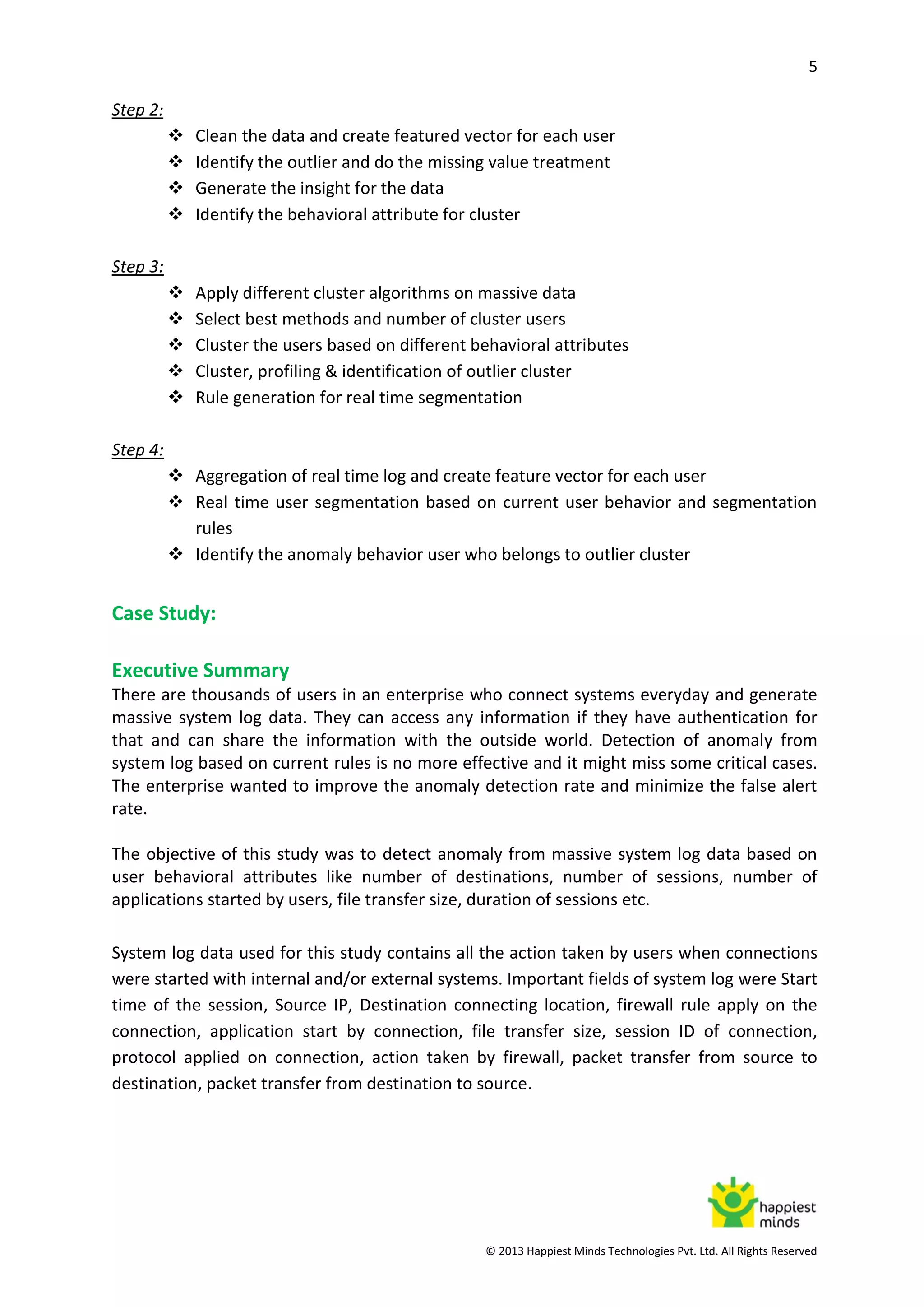Whitepaper- User Behavior-Based Anomaly Detection for Cyber Network ... Whitepaper- User Behavior-Based Anomaly Detection for Cyber Network ...