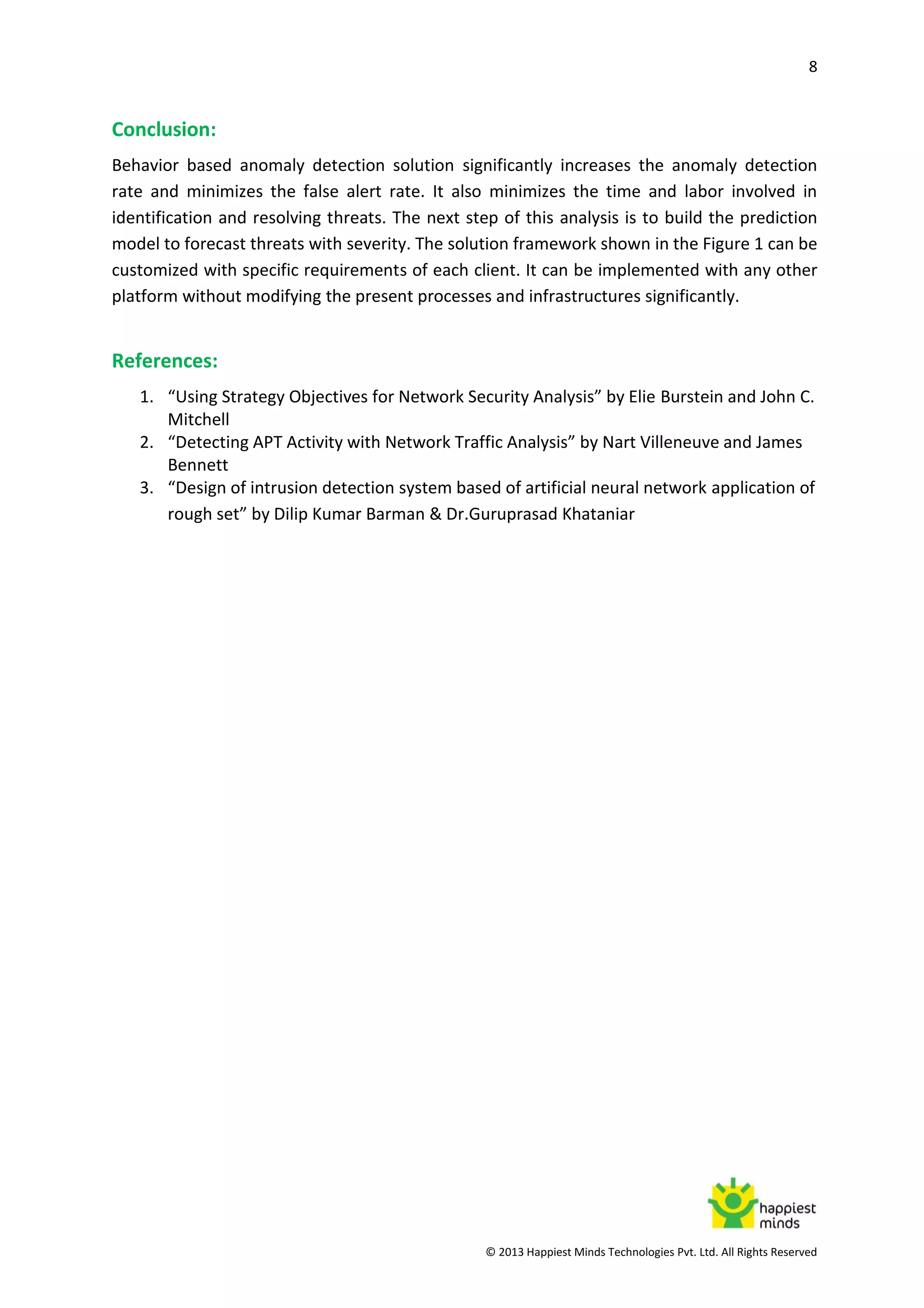 Whitepaper- User Behavior-Based Anomaly Detection for Cyber Network ... Whitepaper- User Behavior-Based Anomaly Detection for Cyber Network ...