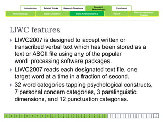 User behavior modelling & recommendation system based on social ...