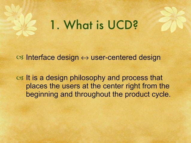 User Centered Design | PPT | Technology & Computing