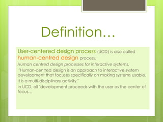 User centered design Tips | PPTX