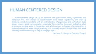 User Centered Design | PPTX