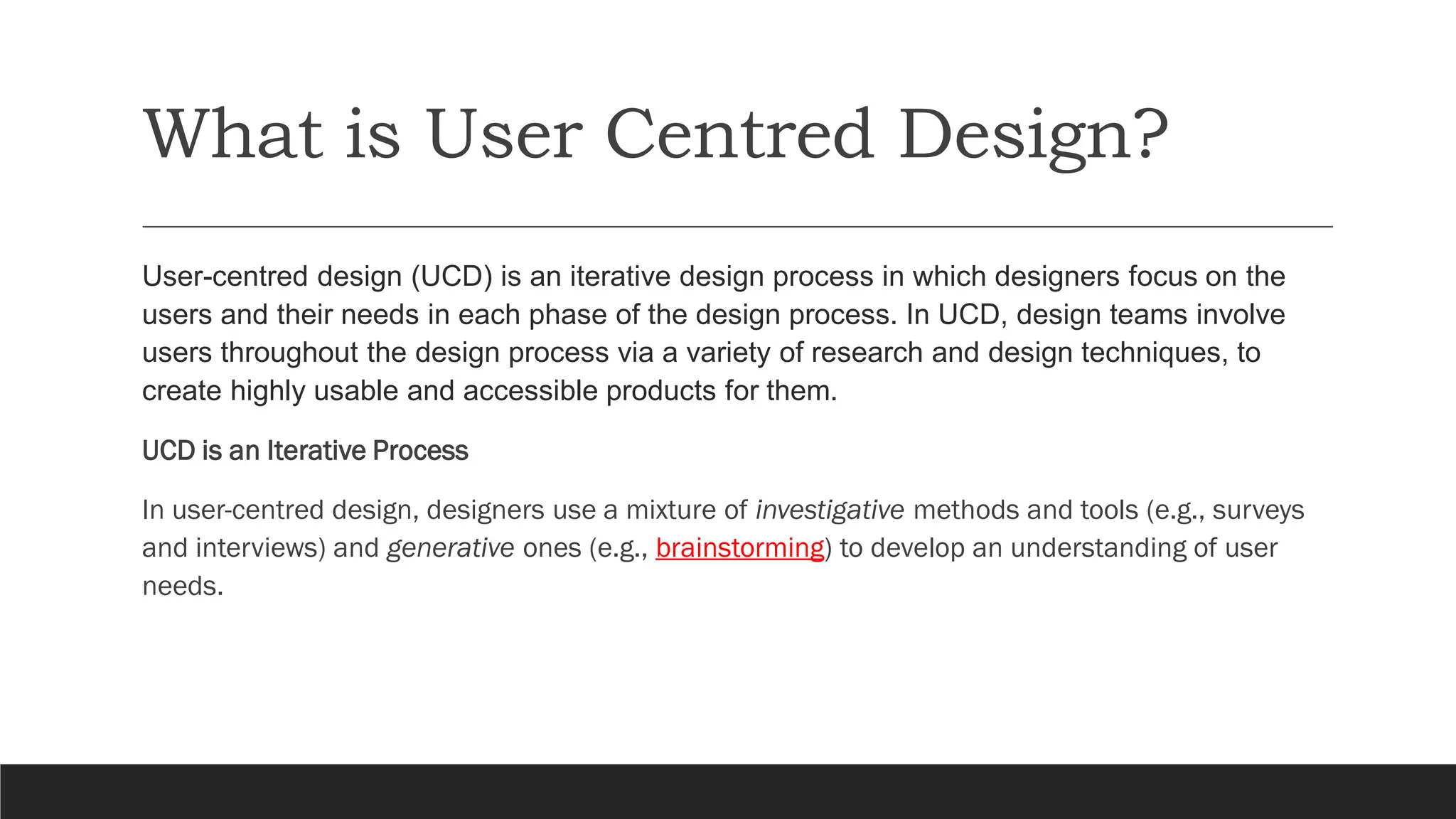 User centered design lecture 3 | PDF