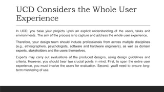 User centered design lecture 3 | PDF