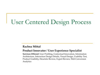 User centered design process | PPT