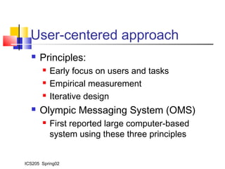 User centred deisgn | PPT