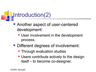 User centred deisgn | PPT