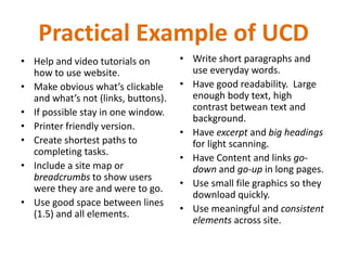 User centric design (ucd) | PPT