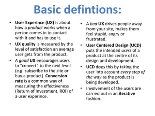 User centric design (ucd) | PPT