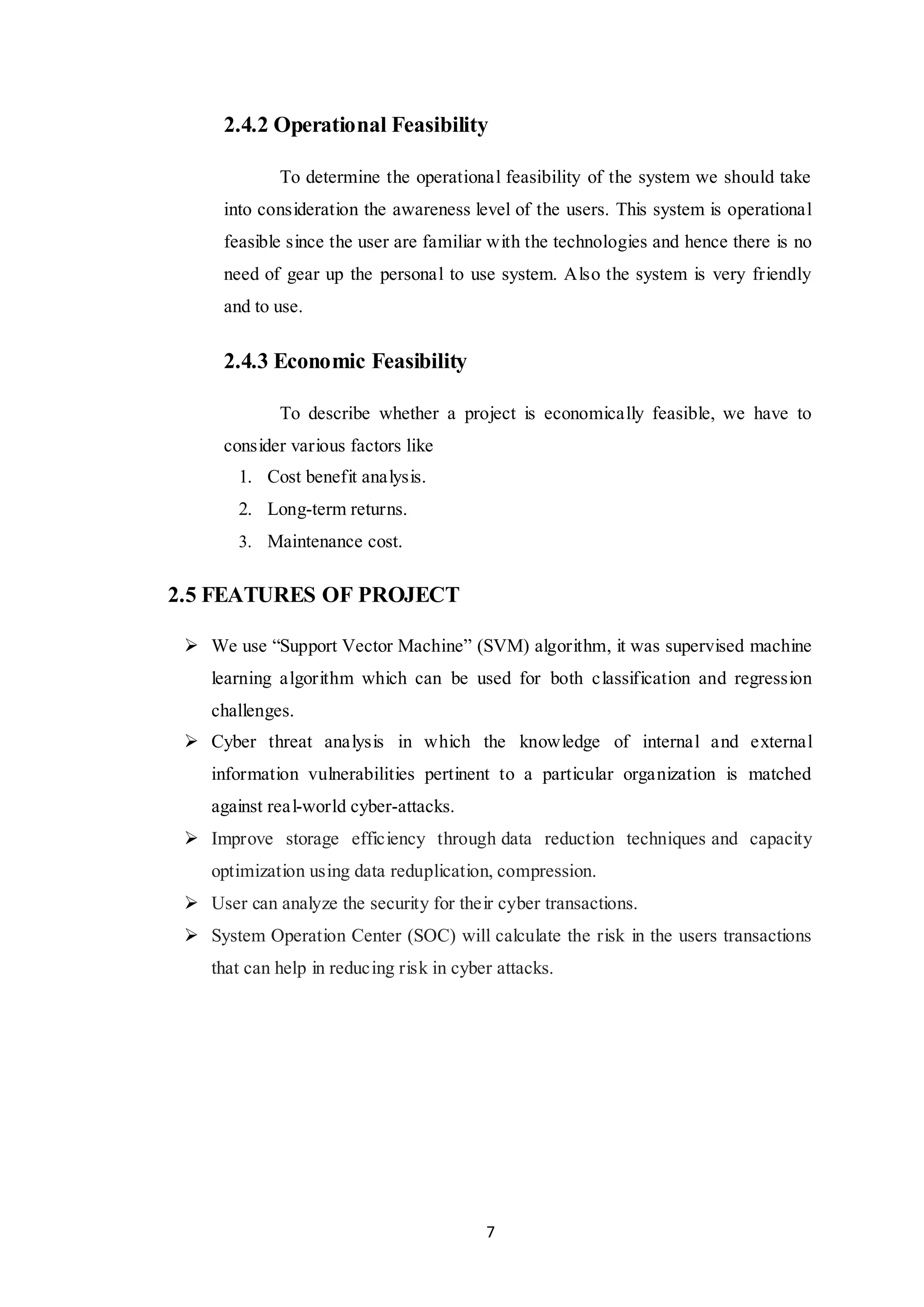 User centric machine learning for cyber security operation center | PDF