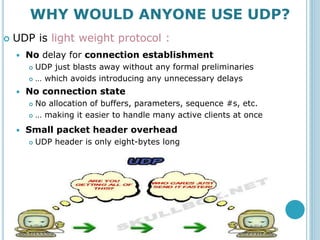 User datagram protocol (udp) | PPTX