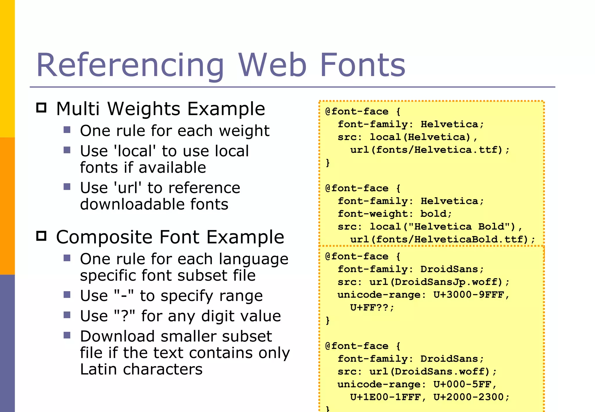 User Defined Characters and SVG Fonts | PPT