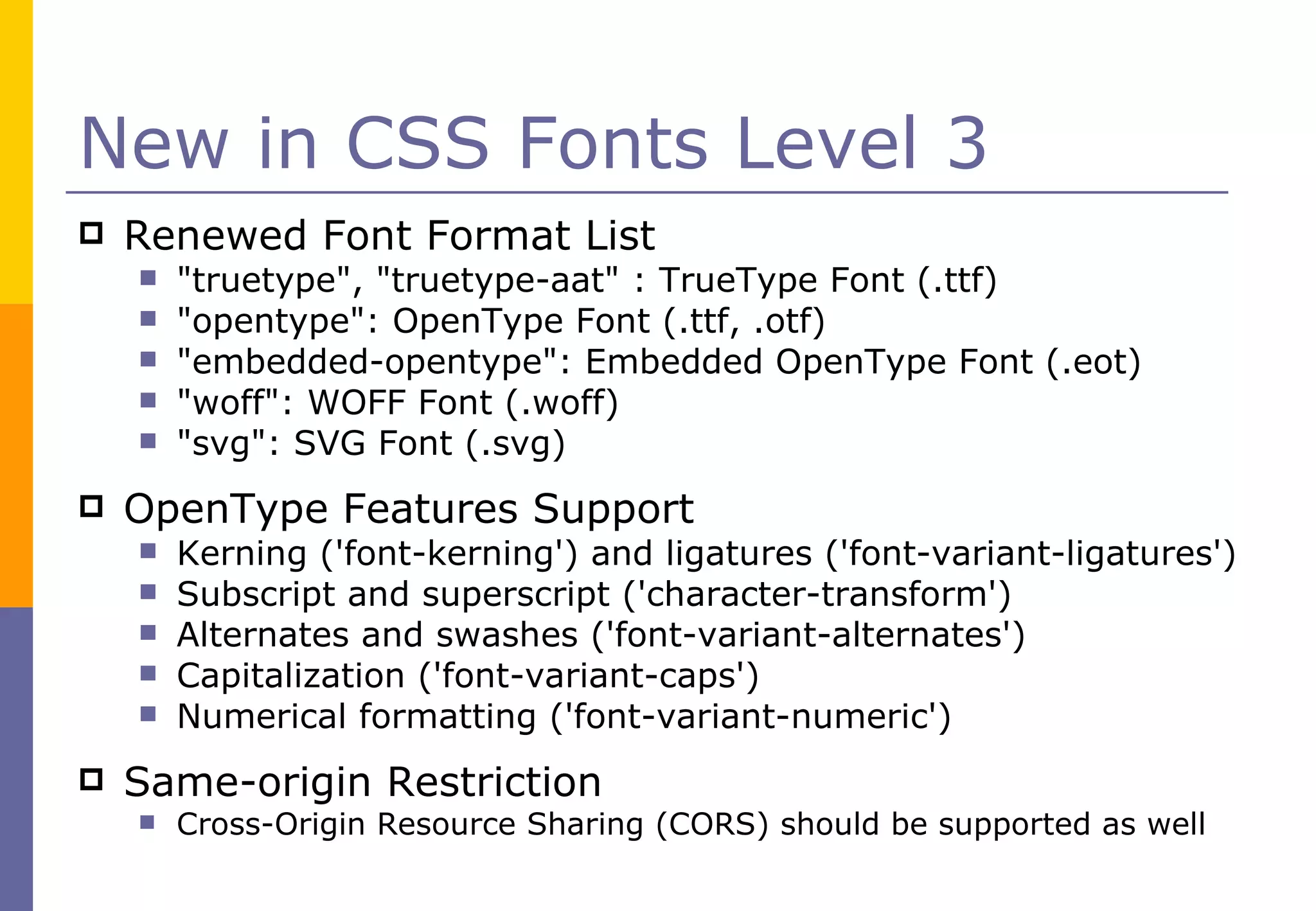 User Defined Characters and SVG Fonts | PPT