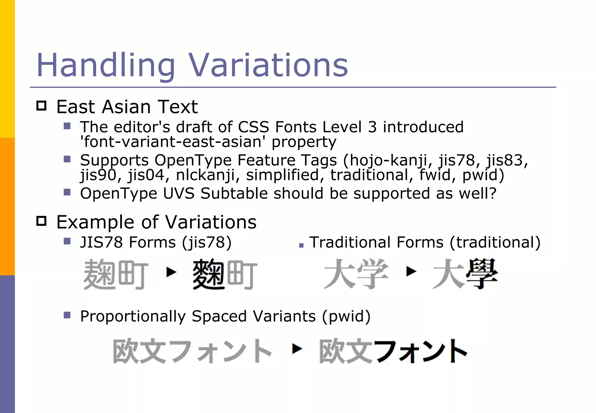 User Defined Characters and SVG Fonts | PPT