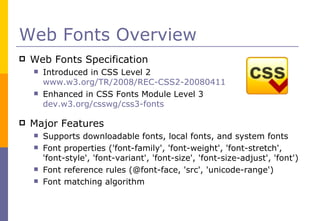 User Defined Characters and SVG Fonts | PPT