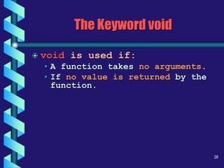 User defined functions | PPT