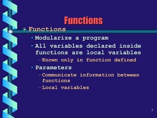 User defined functions | PPT