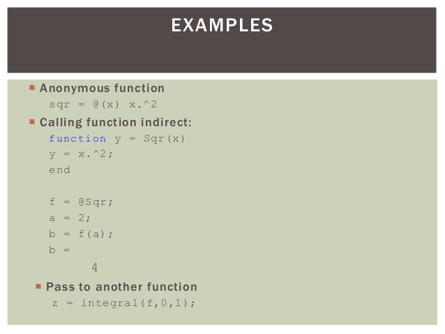 User Defined Functions in MATLAB Part-4 User Defined Functions in MATLAB Part-4