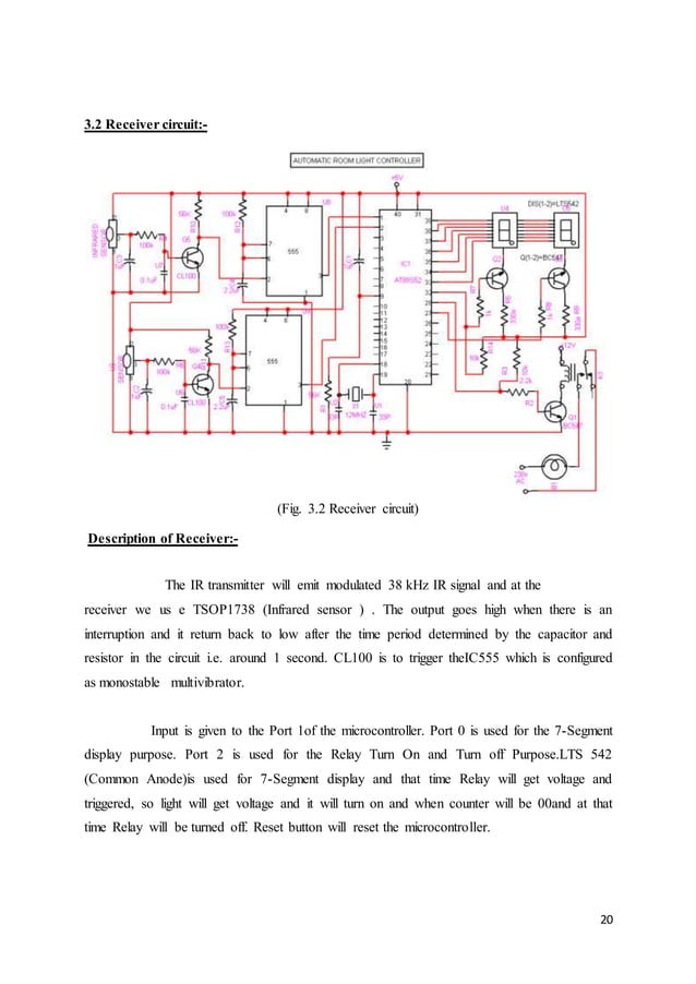 Automatic room light controller with bidirectional visitor counter