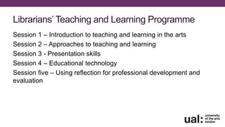 Teaching and learnign development for library staff | PPTX ...