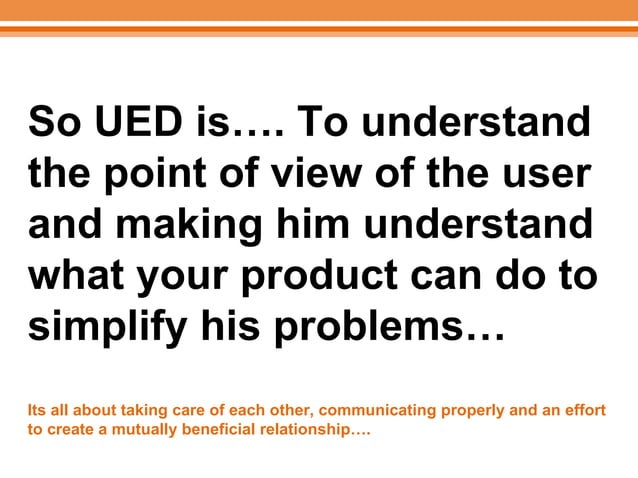 User Experience Design - UED | PPT