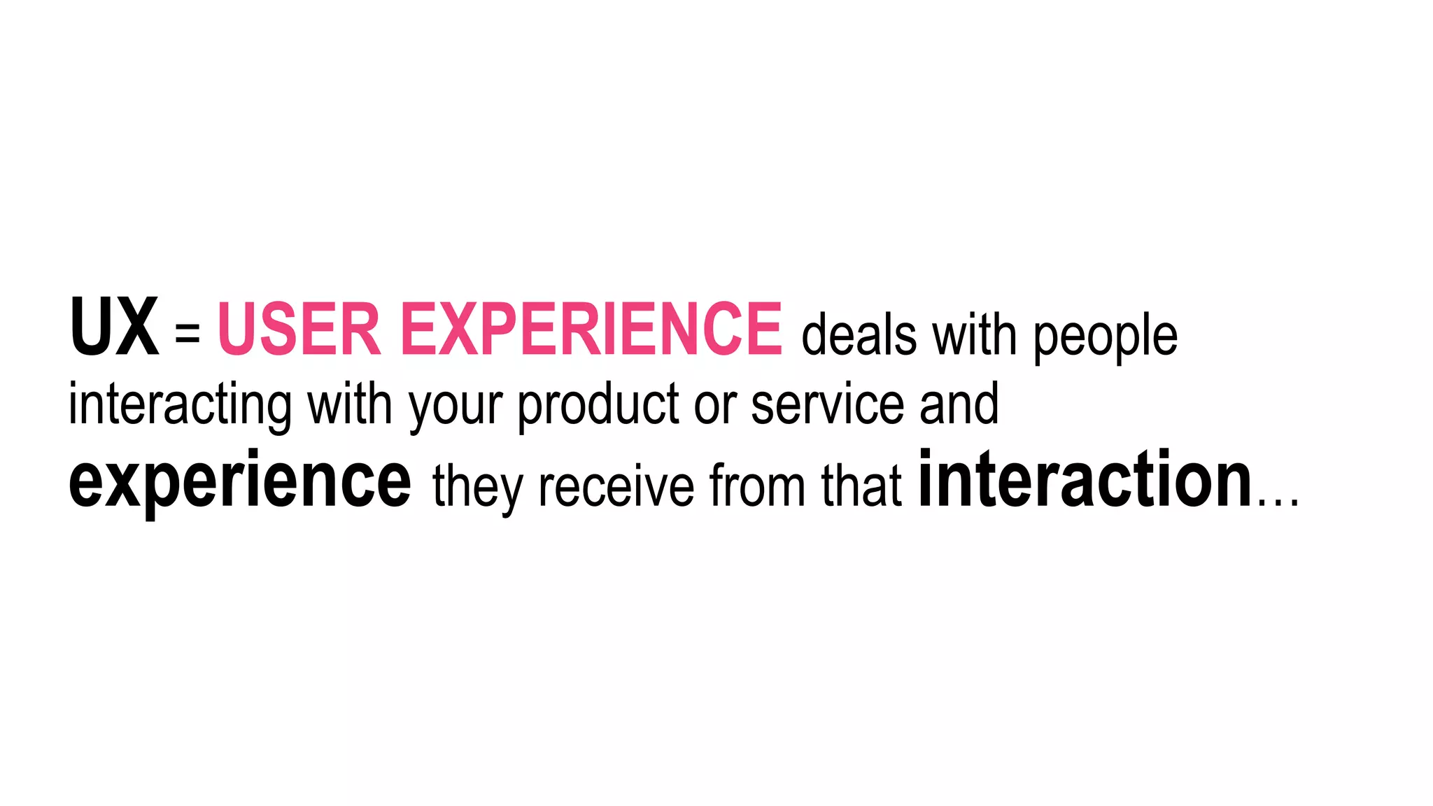 User Experience Basics | PPT
