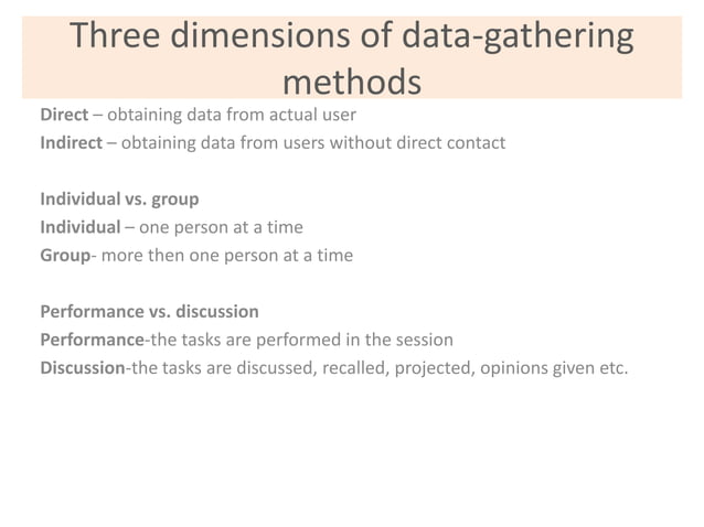 User experience & design user centered analysis