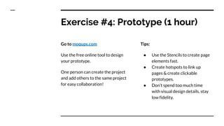 Introduction to UX Design Workshop | CodingGirls | PPT