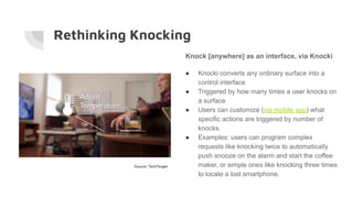 UX Design and Issues in IOT | PPT