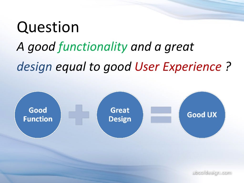 A good functionality and a