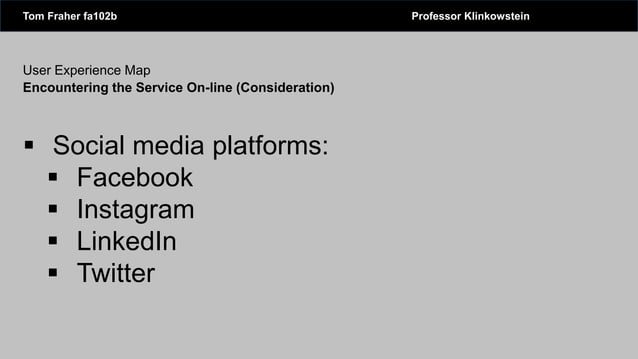 Plan user experience map | PPT