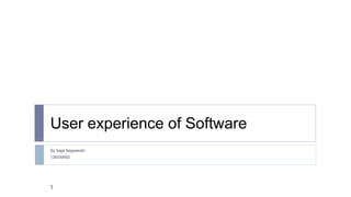 Destructing user experience of software | Arduino GUI | PPTX