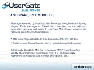 UserGate Mail Server | PPT